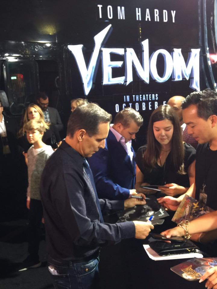Todd McFarlane participa da Première Mundial de Venom! - Spawn Brasil