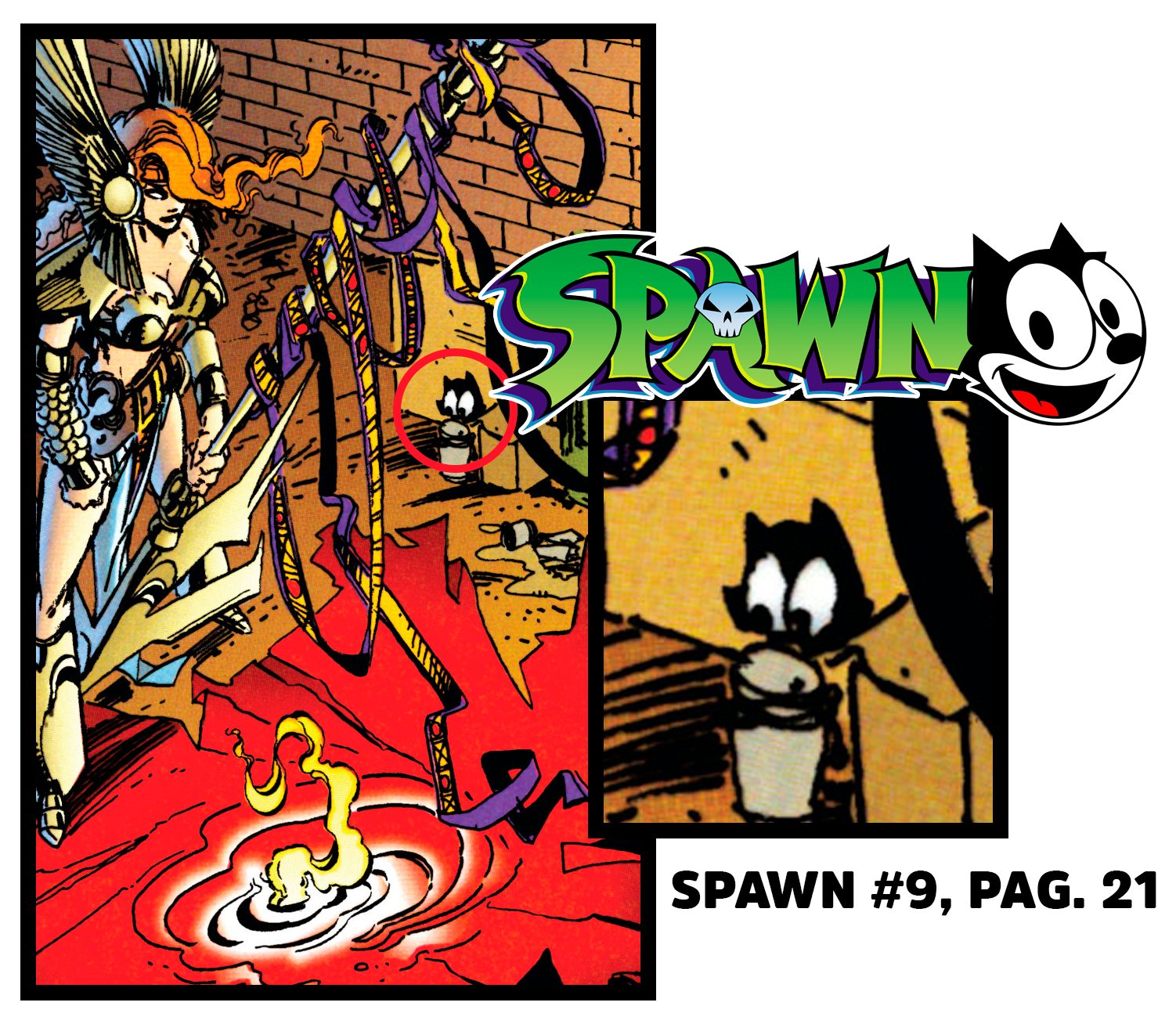 Todd McFarlane X Gato Félix - Spawn Brasil