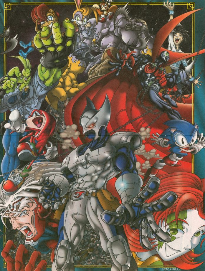 Crossover - Sonic e Spawn no mais inusitado encontro dos Anos 90 ...