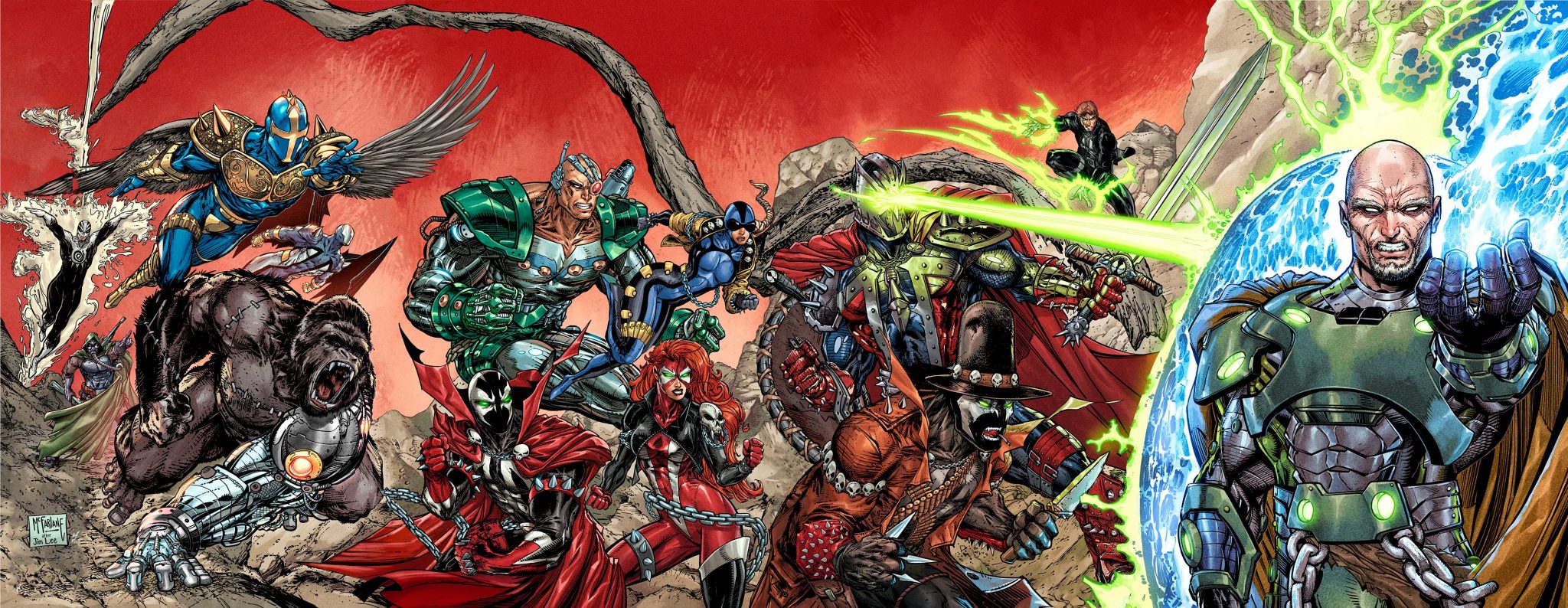 McFARLANE faz homenagem a X-MEN de JIM LEE na capa de THE SCORCHED #3 (SPAWN) - Spawn Brasil